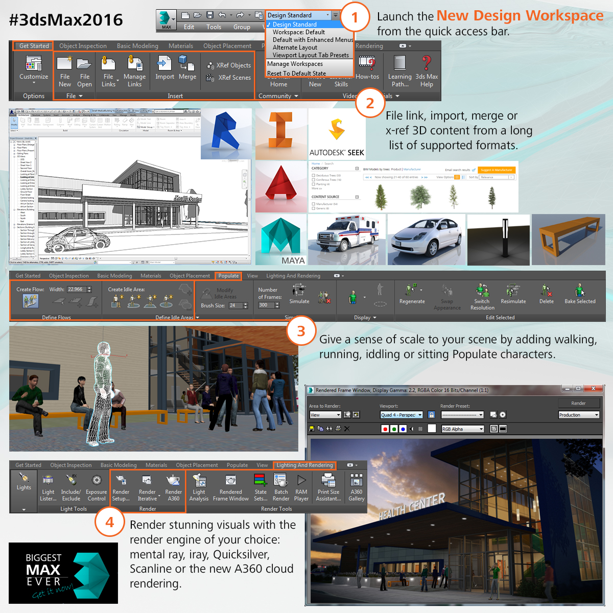 Tweetorials 1 Design Workspace Maxstation Area By Autodesk
