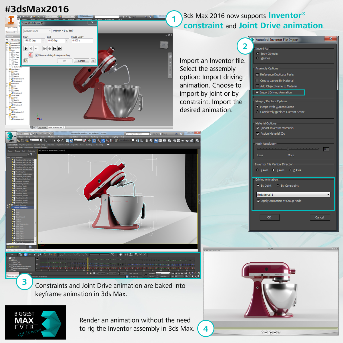 Tweetorials 7 Inventor Animation Maxstation Area By Autodesk